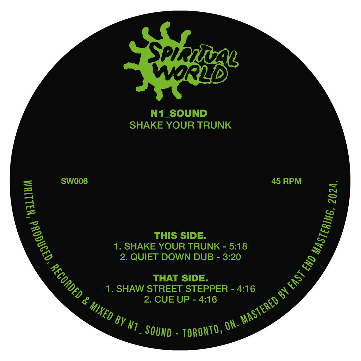 N1_Sound / Shake Your Trunk / Spiritual World – Ban Ban Ton Ton